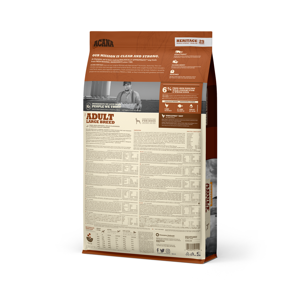 Acana Heritage Adult Large Breed – Kibble